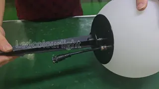 DMX LED Sphere with grounded plug