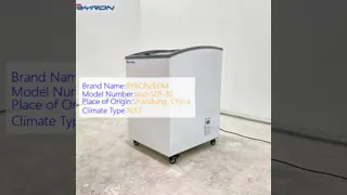 105L Commercial Glass Top Display Freezer Best Price