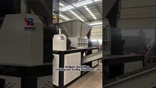 Air Conditioning Radiator Shredding, Crushing, and Sorting Production Line