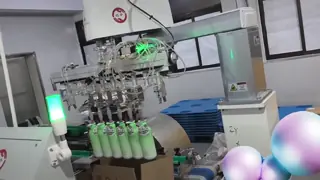 Delta Robot to pick and place shampoo  bottle