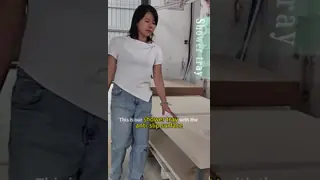 Solid Surface Shower Tray Workshop Display