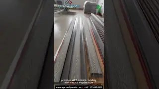 1st Gen WPC Cladding Factory Real Shot