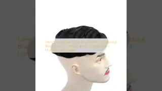 Natural Black 6x8 French Lace Mens Hair System
