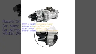 Fuel Injection Pump 729939 51330 for 4TNV98 Engine