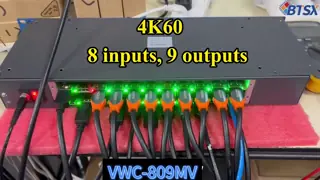 BIT VWC 809MV 4K Video Wall Controller Professional Demo
