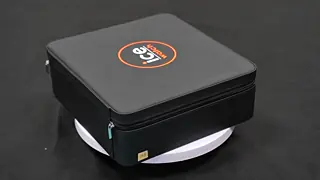 Black Zipper Watch Storage Box, Sleek Portable Shockproof Case for Watch Collection & Travel Use