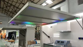 VANRIOS Premium Outdoor Cooking Station with LED Canopy
