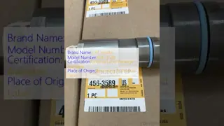 456 3589 Fuel Injector For C9 Diesel Engines