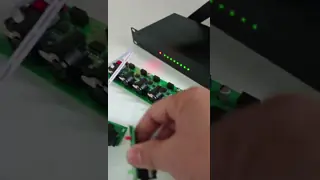 8-Channel DMX Splitter with DMX512 Isolation and 6A Output for Indoor Lighting Control
