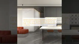 Durable Marble Look Porcelain Tile for High Traffic Floors