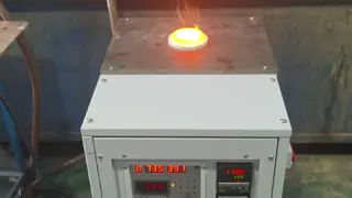 INDUCTION MELTING GOLD FURNACE SYSTEM