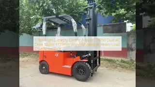 Heavy Duty Electric Forklift High Capacity Industrial Power