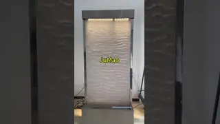 Water Mesh Curtain Serene Waterfall Feature