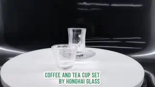 Elegant Glass Tea and Coffee Cup Set