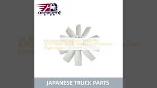 Hino 500 Fan Blade 16361 78060 Durable Engine Cooling