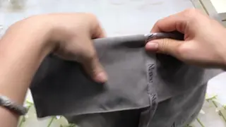 custom suede envelope pouch