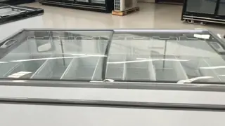 Commercial Glass Door Ice Cream Freezer High Performance