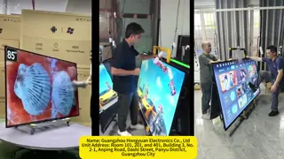 Double glass LED Smart TV