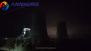 High-intensity Aviation obstruction light - Chimney installation case