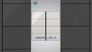 Schneider C2E616401_WE_C1 JINGYUE KNX 8-Gang Elegant White Panel, Multi-Channel KNX Bus Scene Centra