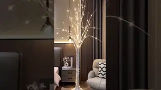 Gold Dandelion LED Tree Light Elegant Home Decor