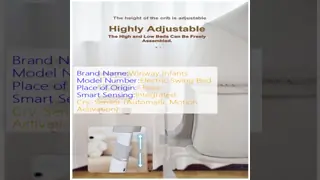 Smart Electric Baby Swing Bed Safety Certified