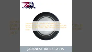 Hino 500 Front Crankshaft Seal 9828 79102 Engine Repair
