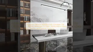 Luxury Marble Look Porcelain Tile Durable Flooring Solution