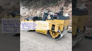 Used XCMG XMR30E Compact Road Roller Review