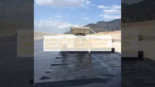 UV Resistant HDPE Geomembrane 4000h Durability