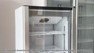 Glass Door Upright Freezer Best Commercial Display Solution