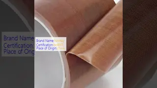 Black Anti Static PTFE Tape with Easy Peel Release Paper