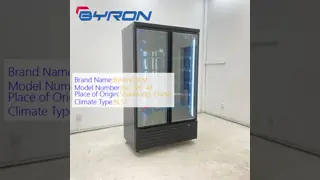 Commercial Air Cooling Display Fridge for Supermarkets