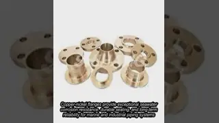 Copper Nickel Flanges : Superior Seawater Corrosion Resistance for Marine Piping