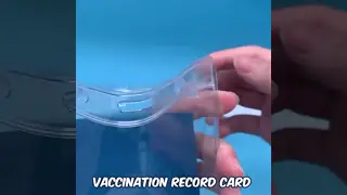 Durable Transparent PVC ID Card Holder Protector Sleeves
