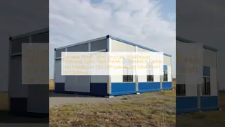 Durable Steel Structure Warehouse Industrial Storage Solution