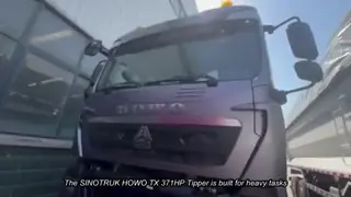 SINOTRUK HOWO TX 371HP Tipper Truck Heavy Duty Performance