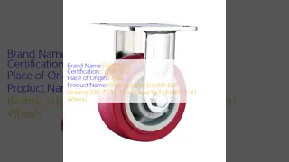 Heavy Duty Industrial Cart Wheels High Load Capacity