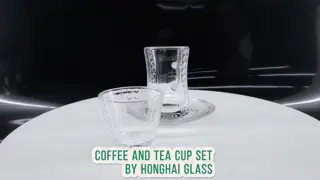 Premium Glass Tea Cup Set 6 Piece