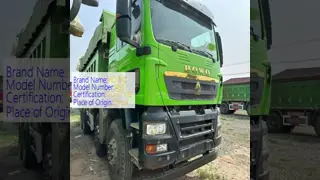 Used HOWO 460HP 8x4 Dump Truck 45 Ton Capacity