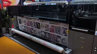Large format fabric printing sytem