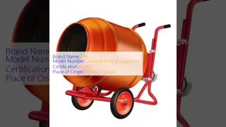 Portable Hand Push Concrete Mixer for Small Construction Jobs