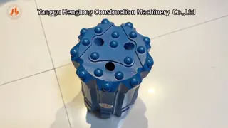 140mm GT60 Threaded Button Bit , Heavy Duty Top Hammer Drill Bit for Mining Hard Rock Drilling