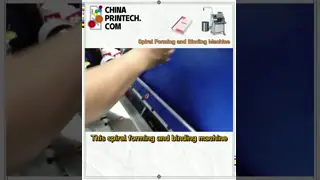 Semi Auto Single Loop Wire Forming Spiral Binding Machine