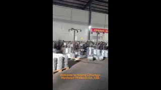 Double Strand Barbed Wire Production – 14x14 BWG Galvanized Steel Factory Workshop