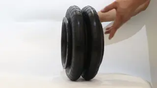 Firestone W01-358-0226 Double Convolutions Rubber Air Spring 12''X2 Dunlop