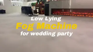 New Model DMX Control Plastic 6000W Low Lying Smoke Machine Fog Effect for Wedding Stage DJ Show