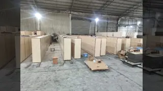 Complete Installation of Finished Storage Lockers