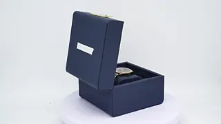 Mini Exquisite Watch Box, Compact Custom Logo Gift Packaging