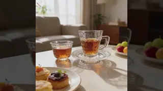Elegant 18 Piece Diamond Cut Glass Cup Set for Hospitality